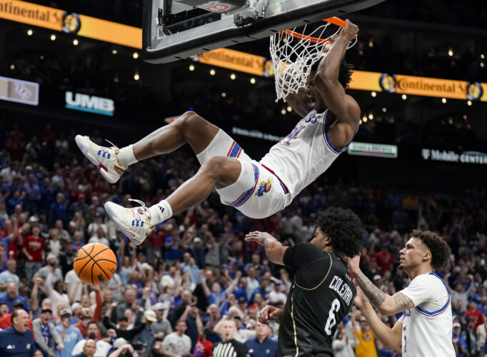 Photo Gallery: Kansas holds the line to beat UCF, 98-94 in OT - KU Sports